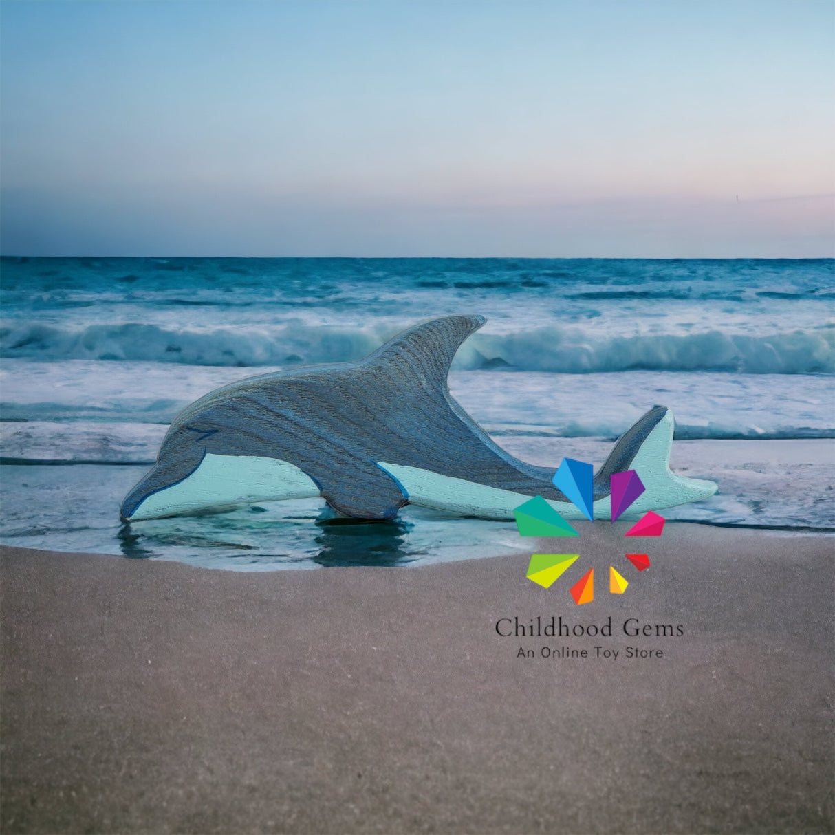 Wooden Dolphin Figure Toy Sea Animals Marine – Childhood Gems Barrie