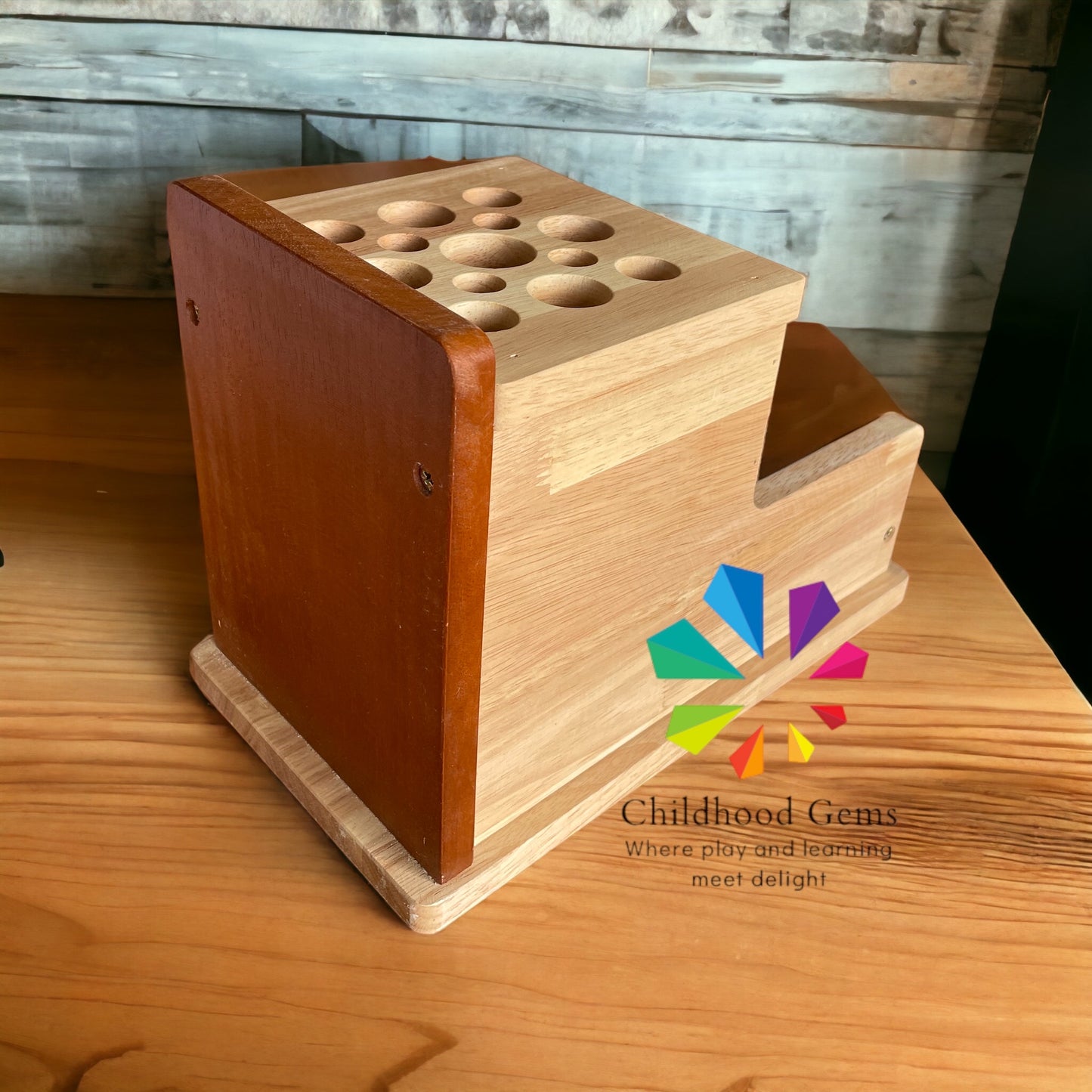 Montessori Cylinder Post Box – Childhood Gems