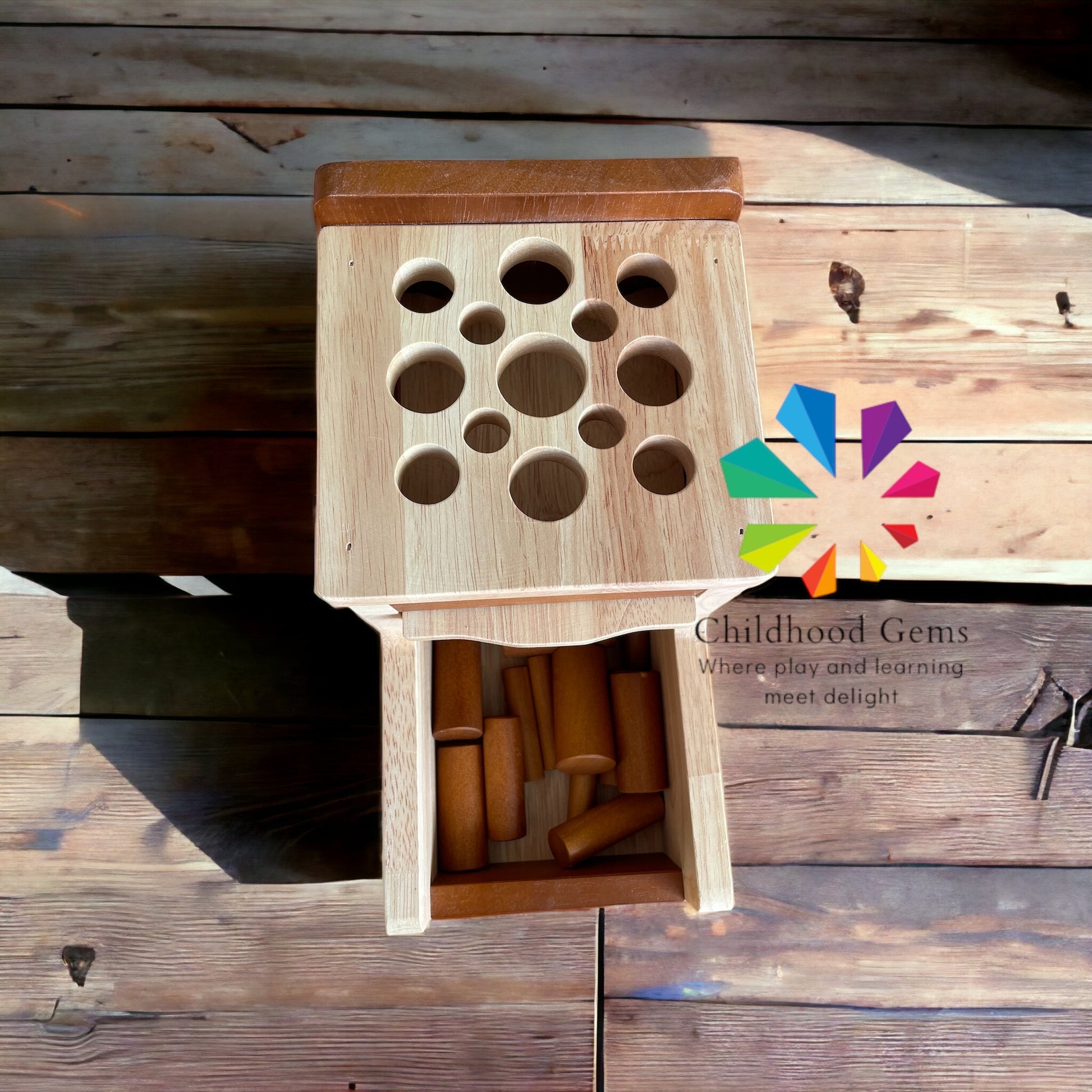 Montessori Cylinder Post Box – Childhood Gems