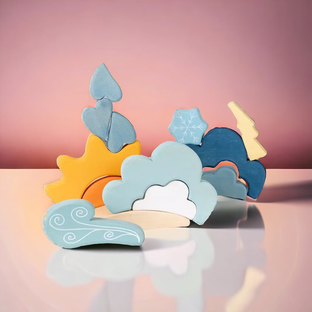 Wooden Weather Building Block – Childhood Gems